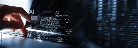 Ai Artificial Intelligence Machine Learning Data Analyst Using Ai Technology For Big Data