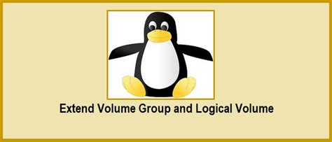 How To Extend Volume Group And Logical Volume On Lvm Looklinux