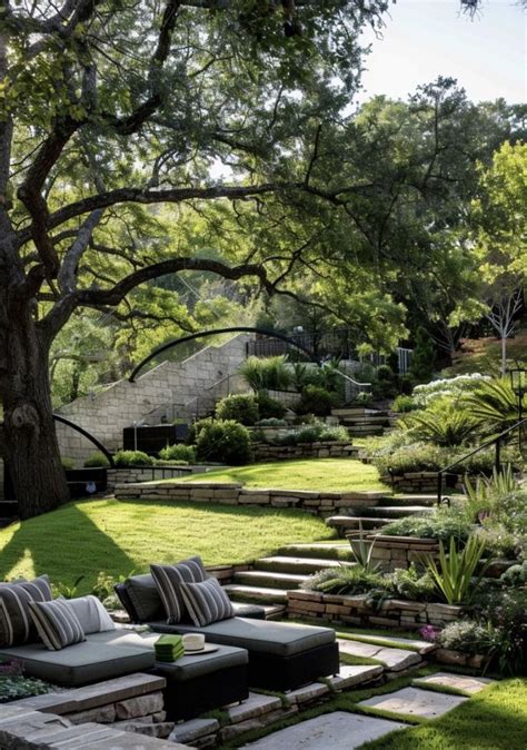 Texas Hill Country Landscape Hill Country Texas Landscaping Sunken