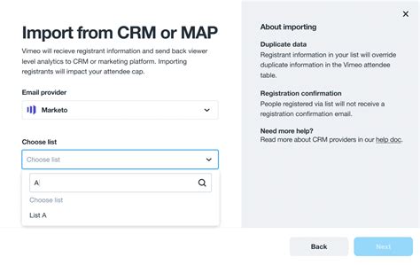 How To Add Attendees To Your Live Event Or Webinar Via CSV File CRM Or MAP Vimeo Help Center
