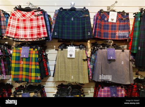 Tartan Kilt Skirts For Women On Sale In A Kilt Shop Edinburgh