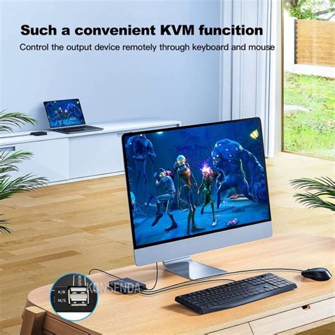 60M HDMI KVM Extender Over Cat5e Cat6 1080P HDMI USB KVM Extender Transmit With Loop Out Support