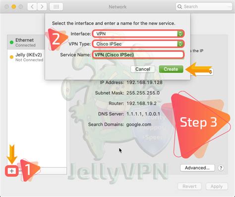 IPSec VPN Mac JellyVPN