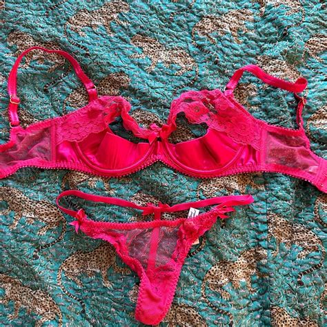 Agent Provocateur See Through Bra G String Set Gem