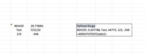 Comment Utiliser La Fonction ARRAYTOTEXT Dans Excel Pour Mac