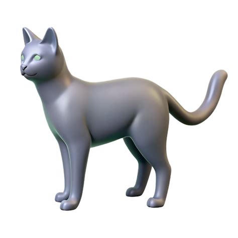 Timeless Abstract Scalable Clean Lines Cat Silhouette Flat Color Minimal Design With Scalable