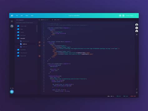 Coder Ide Concept Code Editor By Charles Haggas For Brightscout On