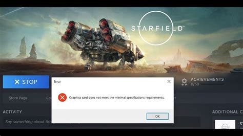 Fix Starfield Error Graphics Card Does Not Meet The Minimal