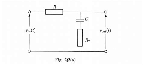 Control Transfer Function Of An Rc Circuit Electrical Engineering