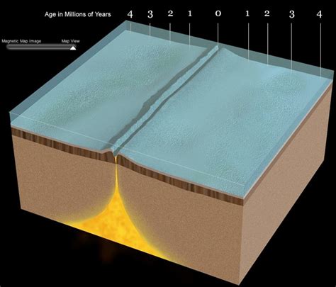 Make A Simple Flowchart Showing The Steps In Process Of Seafloor Spreading