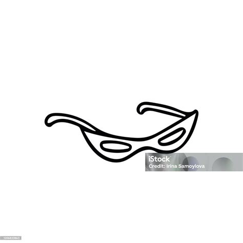 낙서 스타일로 그려진 안경 간단한 스칸디나비아 라이너 선글라스 테두리 시력 눈 여름 태양 아이콘 요소 스티커 엽서 포스터 가장자리에 대한 스톡 벡터 아트 및 기타 이미지