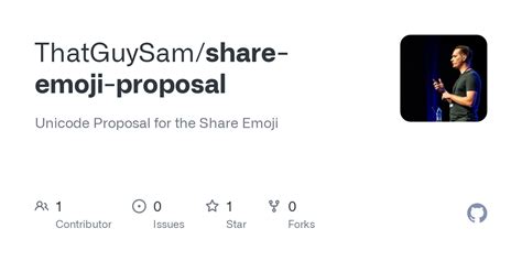 GitHub ThatGuySam Share Emoji Proposal Unicode Proposal For The Share Emoji