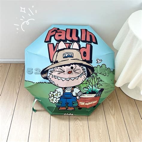 พร้อมส่ง ร่ม Labubu ลาบูบู้ ร่มอัตโนมัติ ร่มกันuv Upf50 Shopee Thailand