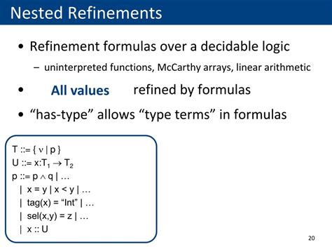 Ppt Nested Refinement Types For Dynamic Languages Powerpoint