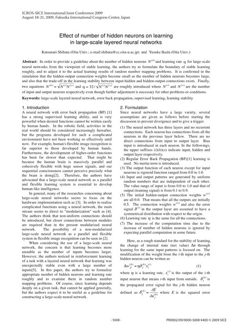 pdf effect of number of hidden neurons on learning in large scale