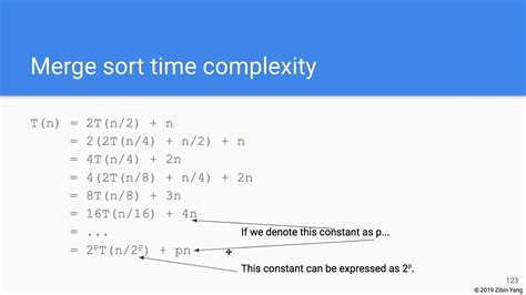 CS3C Week 8 Merge Sort S Big O YouTube