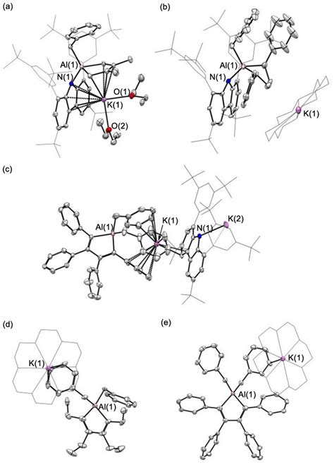 Solid State Structures Of 6 A 7 B 9 C 10 D And 11 E