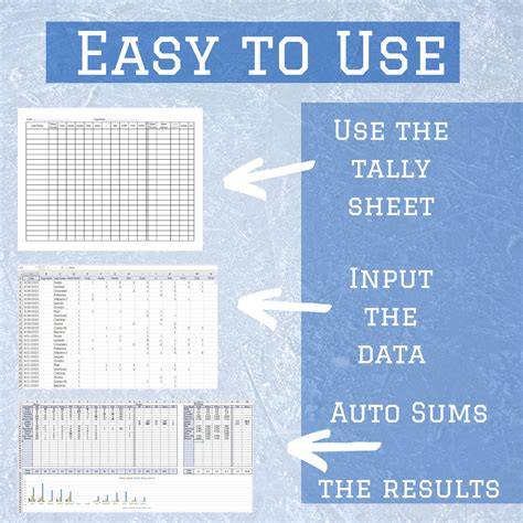Hockey Stats Spreadsheet Track Each Players Stats Team Stats Excel Google Sheets Etsy