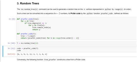 Solved 3 Random Trees The Nx Randontree N Command Can