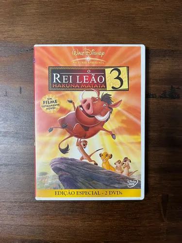 Dvd Duplo O Rei Leão 3 Hakuna Matata Original Usado Parcelamento Sem Juros