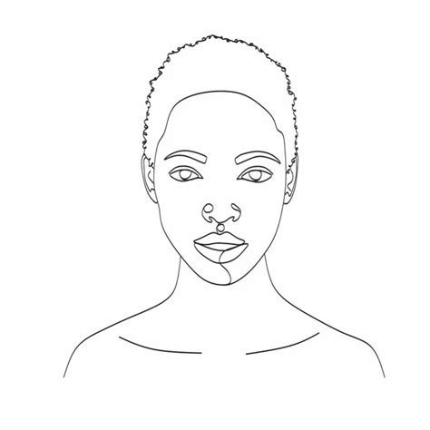 How To Draw A Face Black Girl