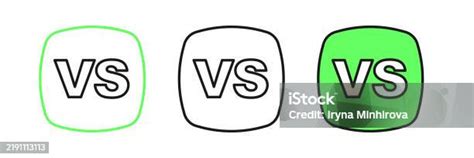 설정 라인 Vs 대결 전투 아이콘은 흰색 배경에 고립되어 있습니다 경쟁 대 매치 게임 무술 대 스포츠 벡터 Championship에 대한 스톡 벡터 아트 및 기타 이미지