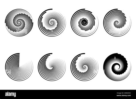 Concentric Random Circles With Dynamic Lines Vortex Circular Swirl
