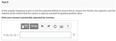 Solved An L R C Series Circuit Is Constructed