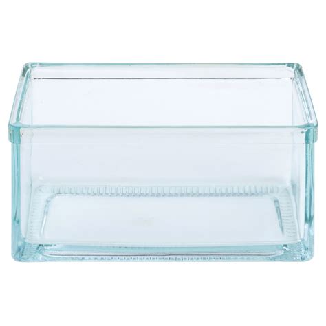 Rectangular Glass Jar 4 X 8 X 4h