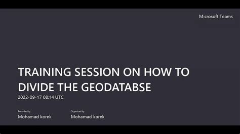 HOW TO DIVIDE AND MERGE GEODATABASES WITHOUT LOSING THEIR ATTACHMENTS YouTube