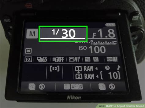 How To Adjust Shutter Speed 11 Steps With Pictures WikiHow