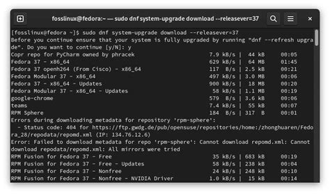 How To Update Fedora By Gui And Command Line Ways