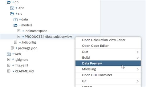 create a dimension graphical calculation view xs advanced sap tutorials
