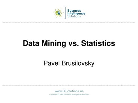 Ppt Data Mining Vs Statistics Powerpoint Presentation Free Download Id487907