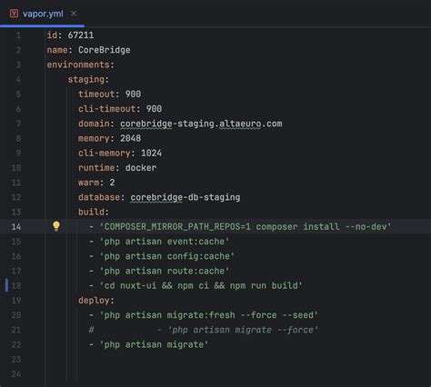 Nuxtjs Issue Deploying Nuxt Frontend With Laravel Vapor Stack Overflow