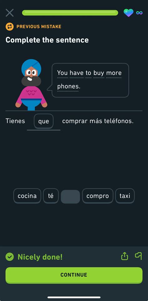 Spanish Im Confused Why Que Is Necessary Rduolingo