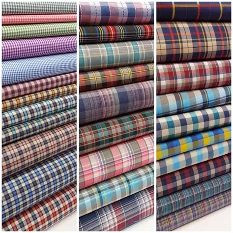 خرید و قیمت پارچه چهارخونه جنس تترون از غرفه پارچه سرا دیبا