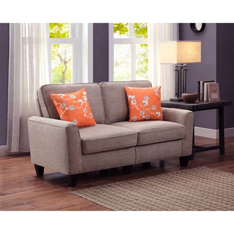 Serta RTA Astoria Collection 61-inch Church Brick Tan Loveseat – Overstock