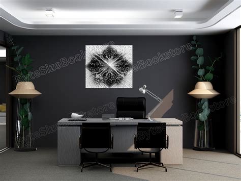 Digital Art Neural Network Vision Art Binary Code Neural Structure Black And White Digital