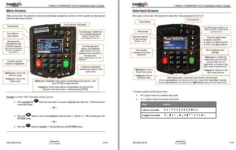 Toyota T Matics Command Vac4 Hardware Users Guide