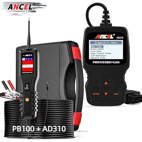 Ancel Pb100 Automotive Power Circuit Tester Probe With Ancel Ad310
