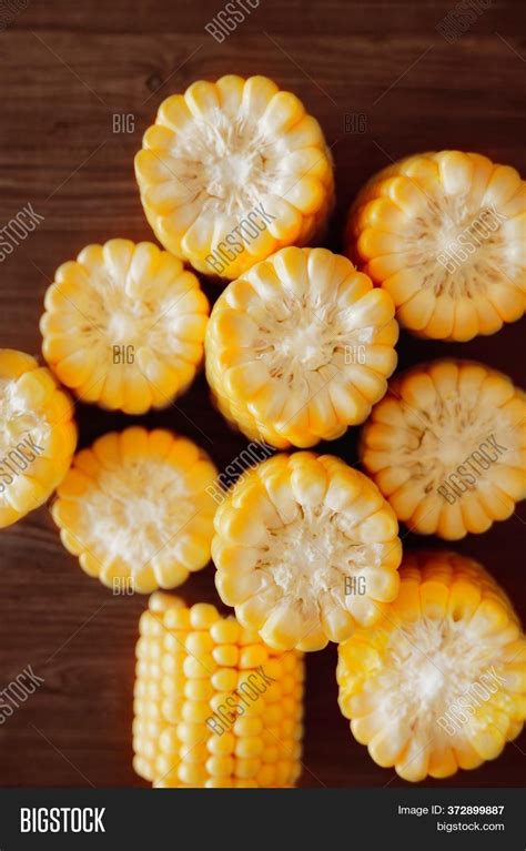 Close Ears Corn Cut Image And Photo Free Trial Bigstock