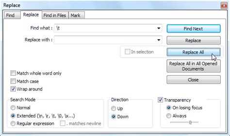 Quickly Edit Csv Files With Advanced Find Replace Tools In Notepad