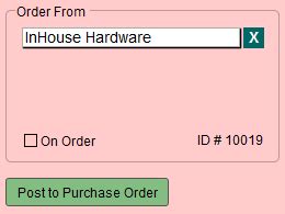 Add Supply Items To Purchase Order