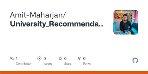 Github Amit Maharjan Ml Final Project University Recommendation System