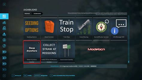 Sleep Anywhere ESPANOL V Mod Landwirtschafts Simulator Mods LS Mods
