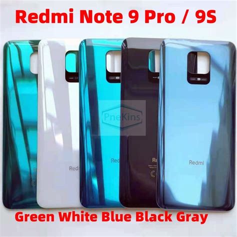 Manila Spot For Redmi Note Pro Note S Battery Cover Case Door Back Glass Cover Repair Parts