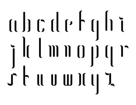 Modular Alphabet On Behance