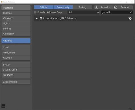 Does Blender Use The GLTF File Format Blender Base Camp