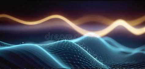 Energetic Waveform That Displays Colorful And Dynamic Wave Patterns Showing The Propagation Of